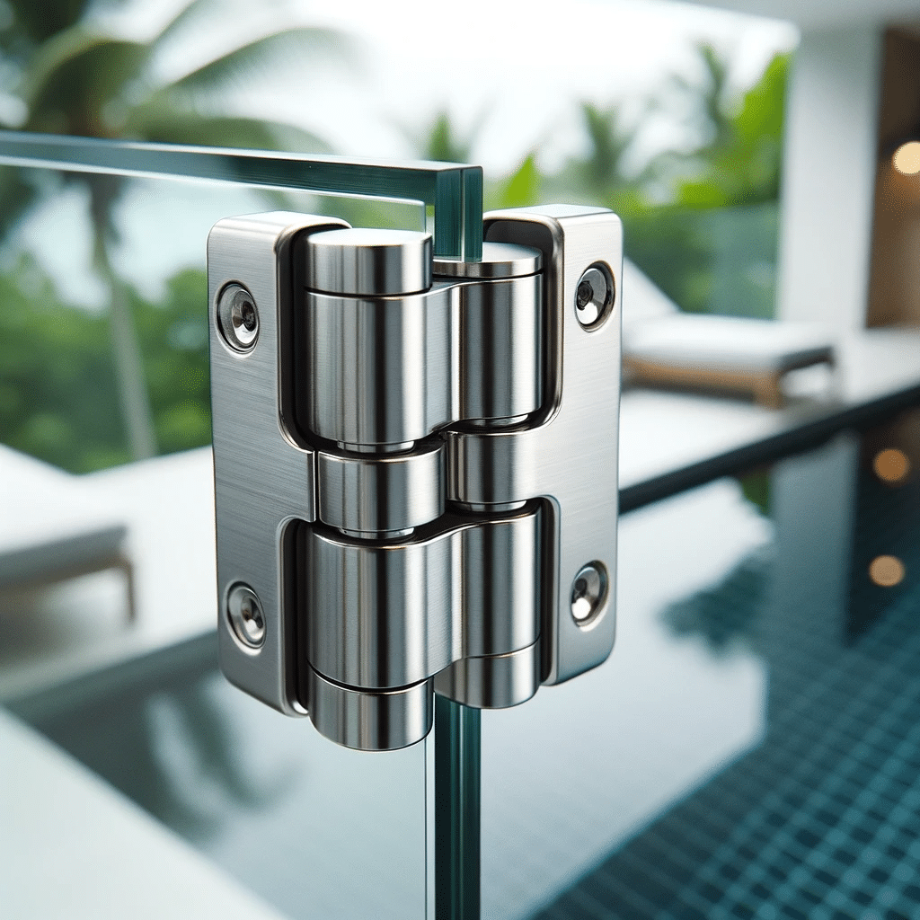 8mm Glass Fencing Hinge | Eline Fencing