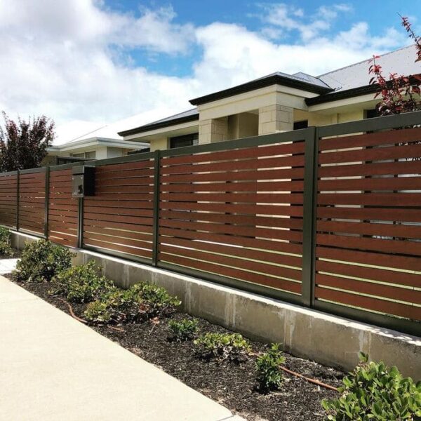 Wood Look Aluminium Slat Fencing | Premium Slat Fencing Perth